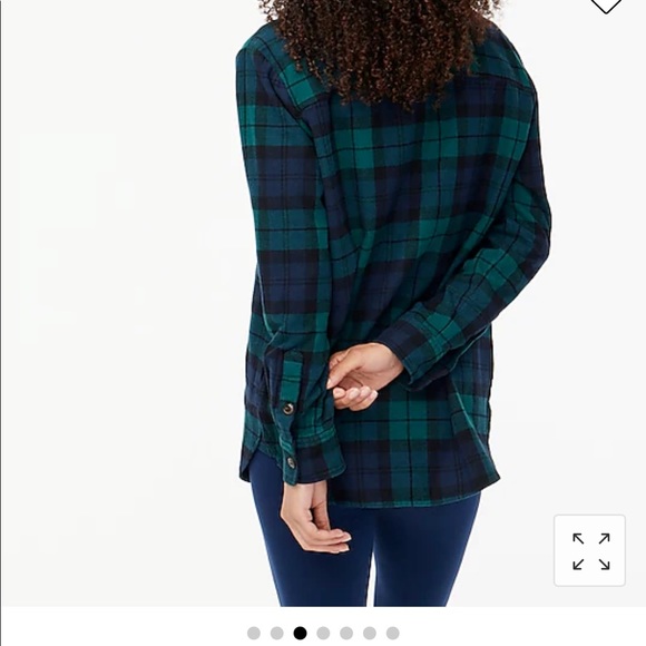 J. Crew Factory | Tops | J Crew Factory Flannel Shirt Jacket | Poshmark